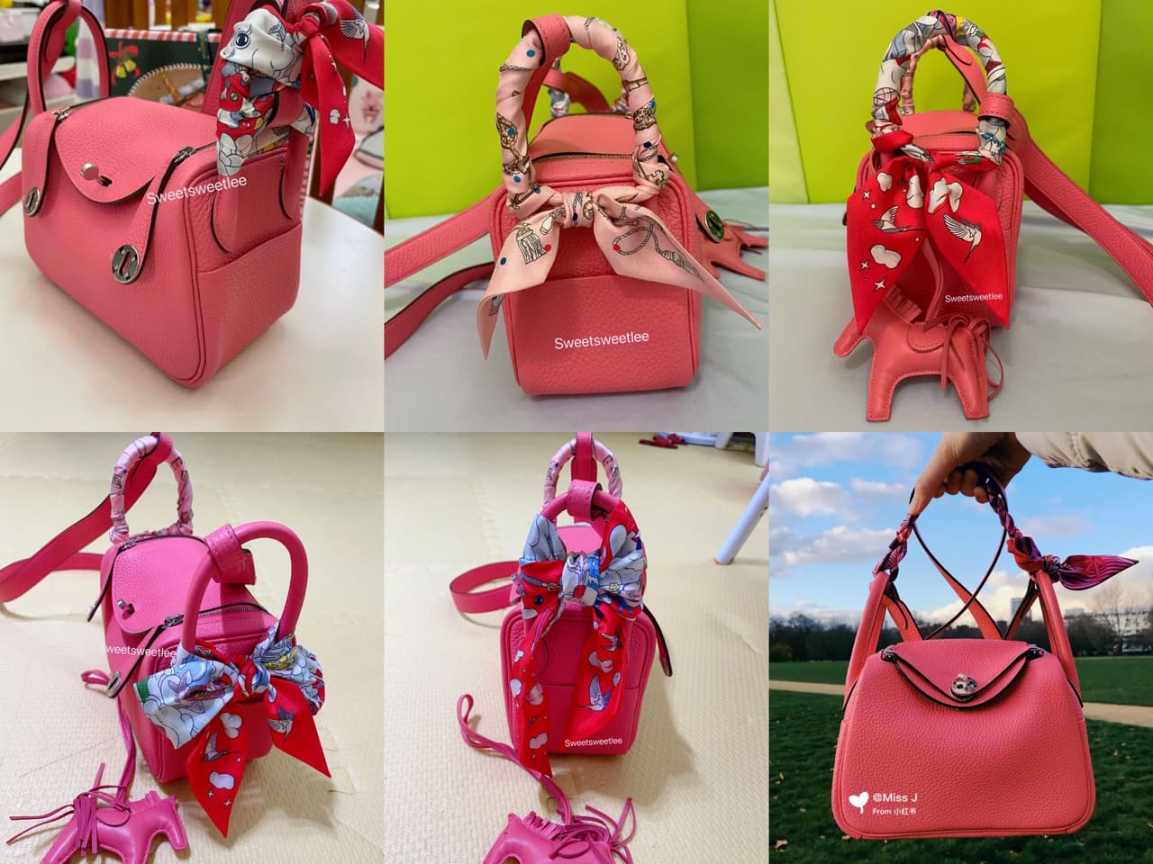 #開箱 Hermès Mini Lindy 8w粉💕twilly綁帶分享 - 精品板 | Dcard