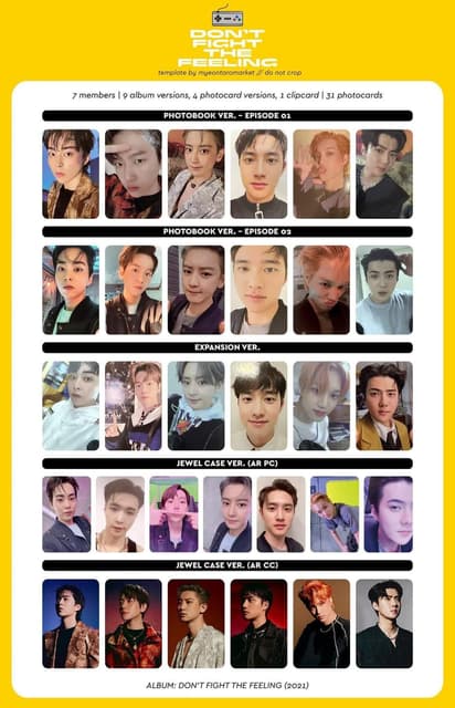 #集中討論 EXO特別專輯 《DON'T FIGHT THE FEELING》 - B155 留言 | Dcard