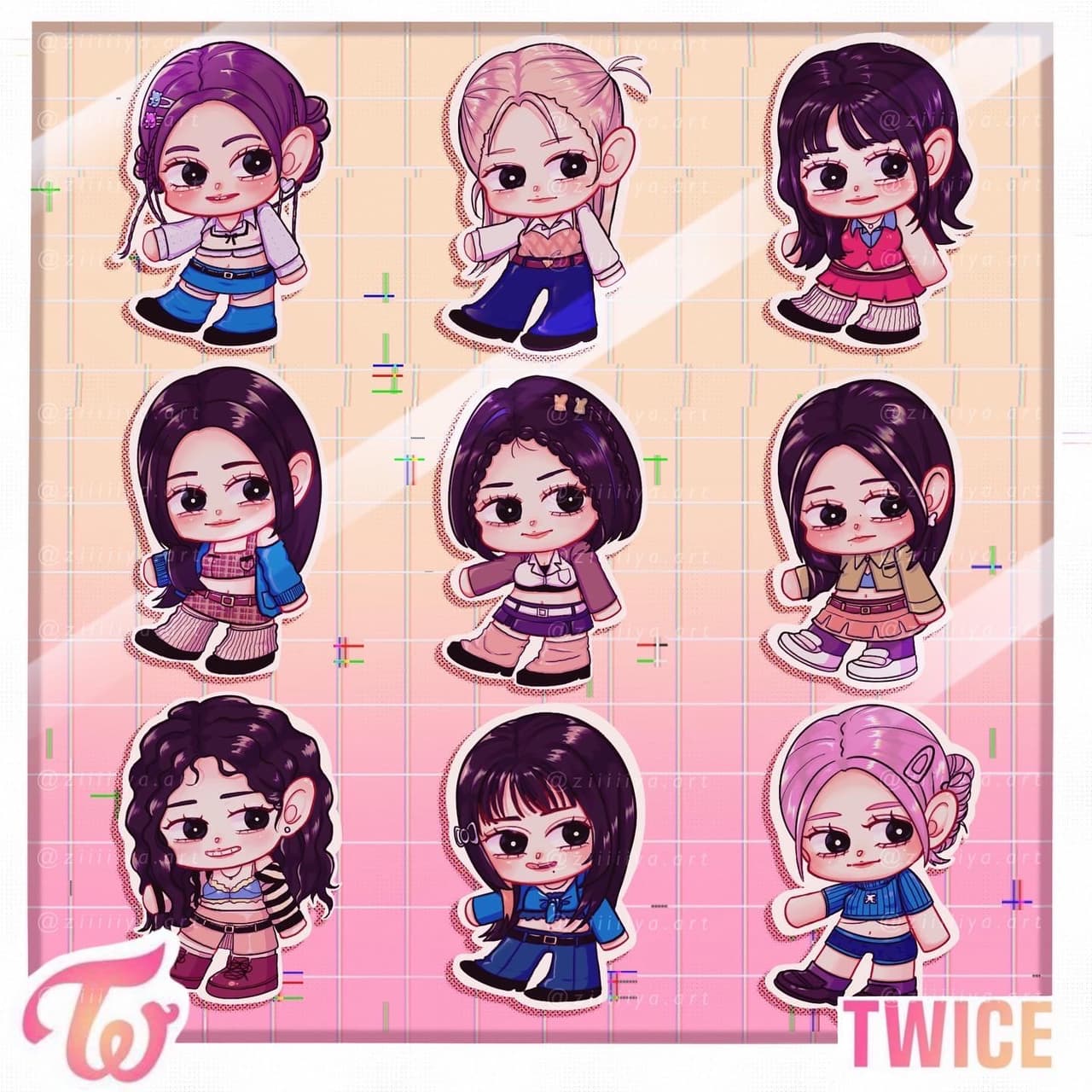 #分享 #Q版💕小小的大家 - TWICE板 | Dcard