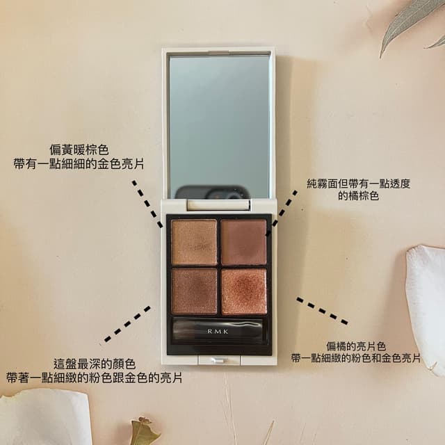 #試色 RMK 立體調色眼影盤 03 - 美妝板 | Dcard