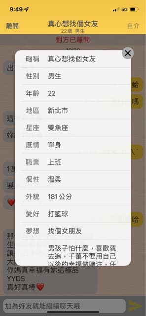 真心想找個女友？？？？ - B66-1 留言 | Dcard