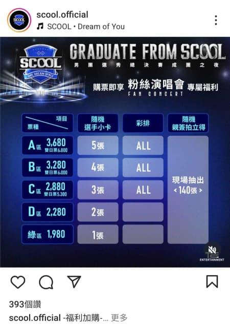 #討論 SCOOL演唱會選位 - SCOOL板 | Dcard