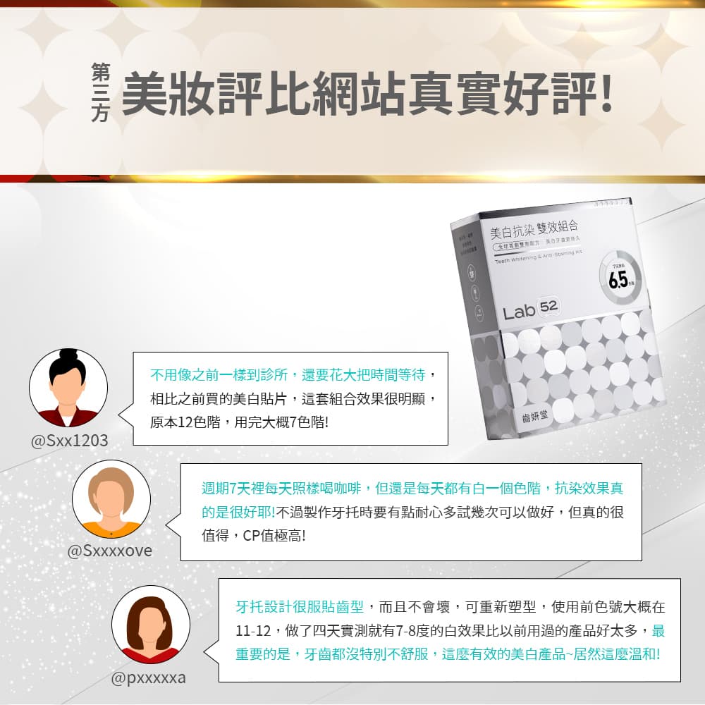 Lab52齒妍堂 | 美白抗染雙效組(牙齒美白) - 美妝板 | Dcard
