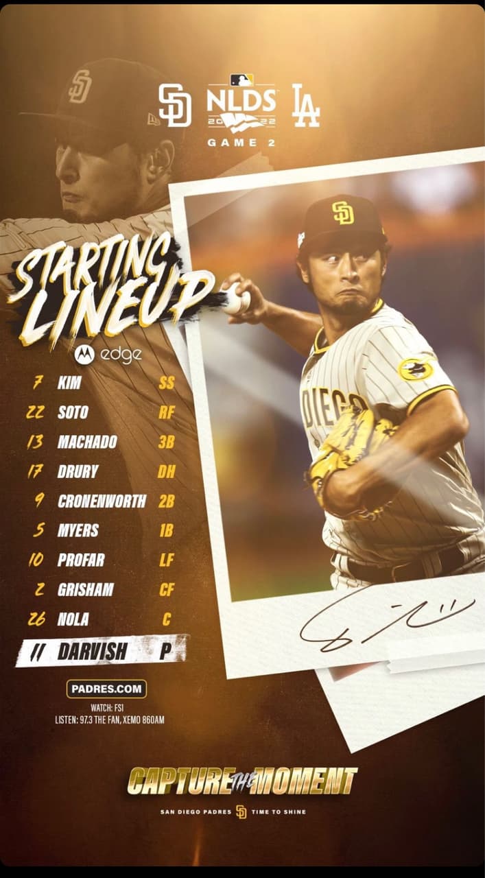 2022.10.13 國聯分區系列賽 G2 聖地牙哥教士 vs. 洛杉磯道奇 賽事討論區 - MLB板 | Dcard