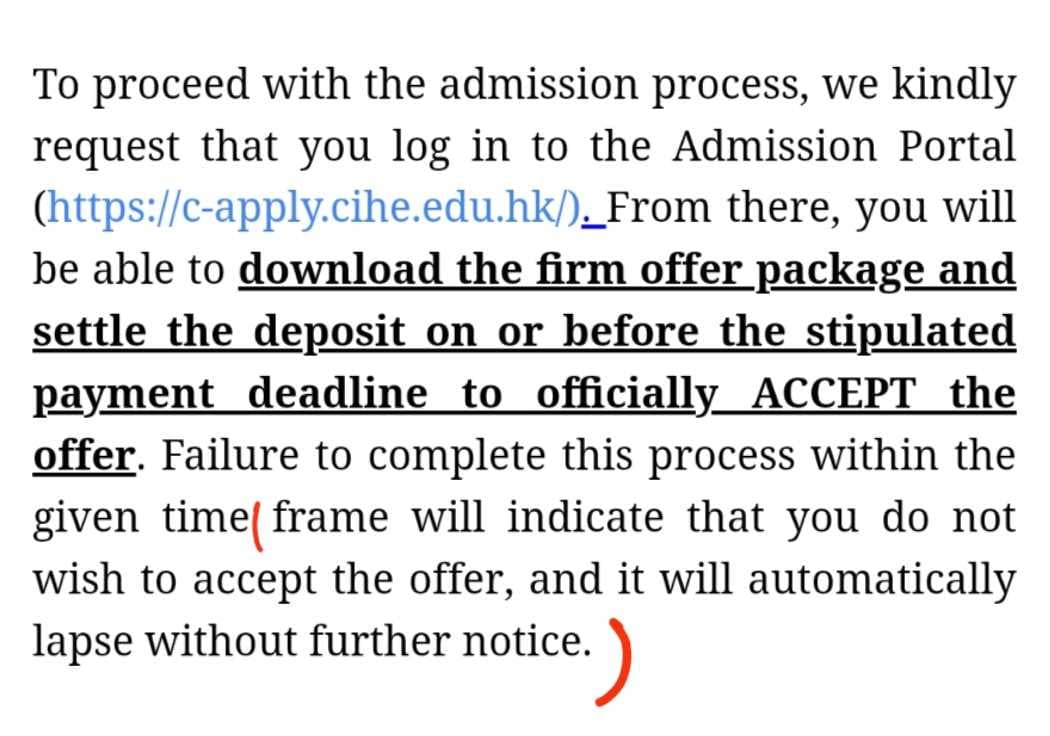 conditional offer - DSE 考生專區板 | Dcard