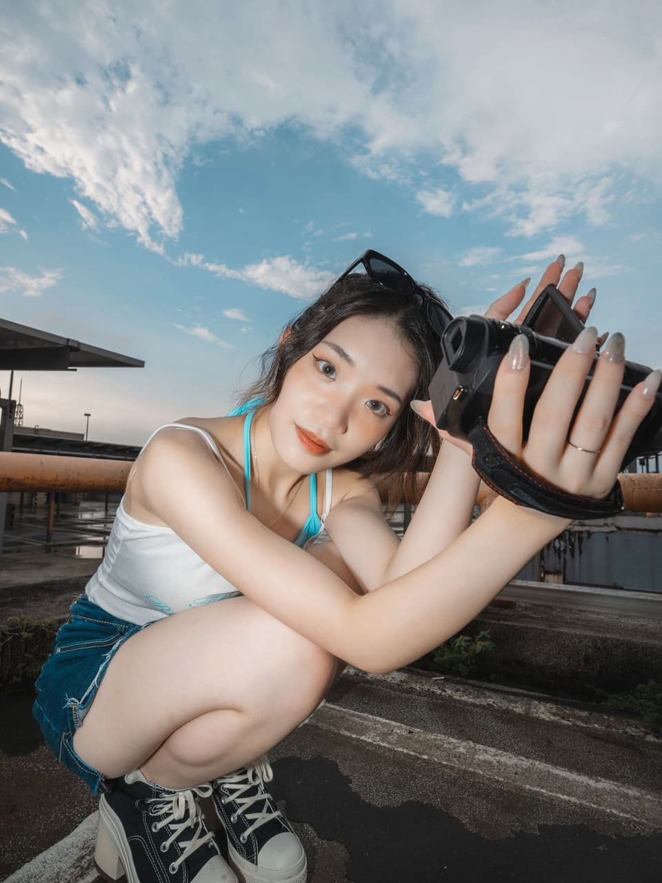 #作品 人像攝影 - 復古閃光燈街拍 - 攝影板 | Dcard