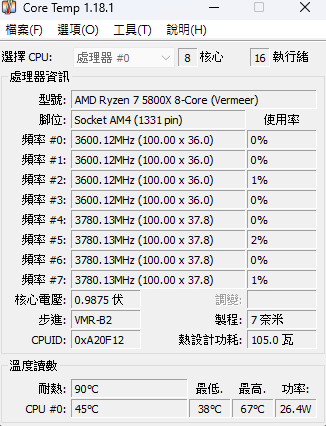 AMD 5800X 心得分享 溫度設定教學 - 3C板 | Dcard
