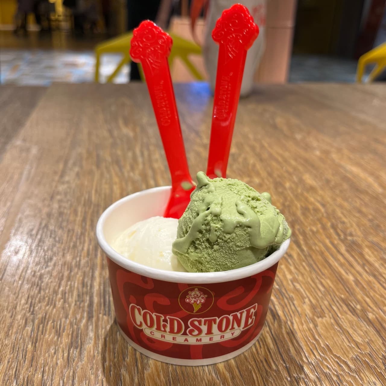 #台北 ️中山站🚇Cold stone免費抽抽樂🎡冬天果然適合吃甜甜補充能量🤍(՞⸝⸝o̴̶̷̥᷅ ̫ o̴̶̷᷄⸝⸝՞)و🍦 - 美食板 | Dcard