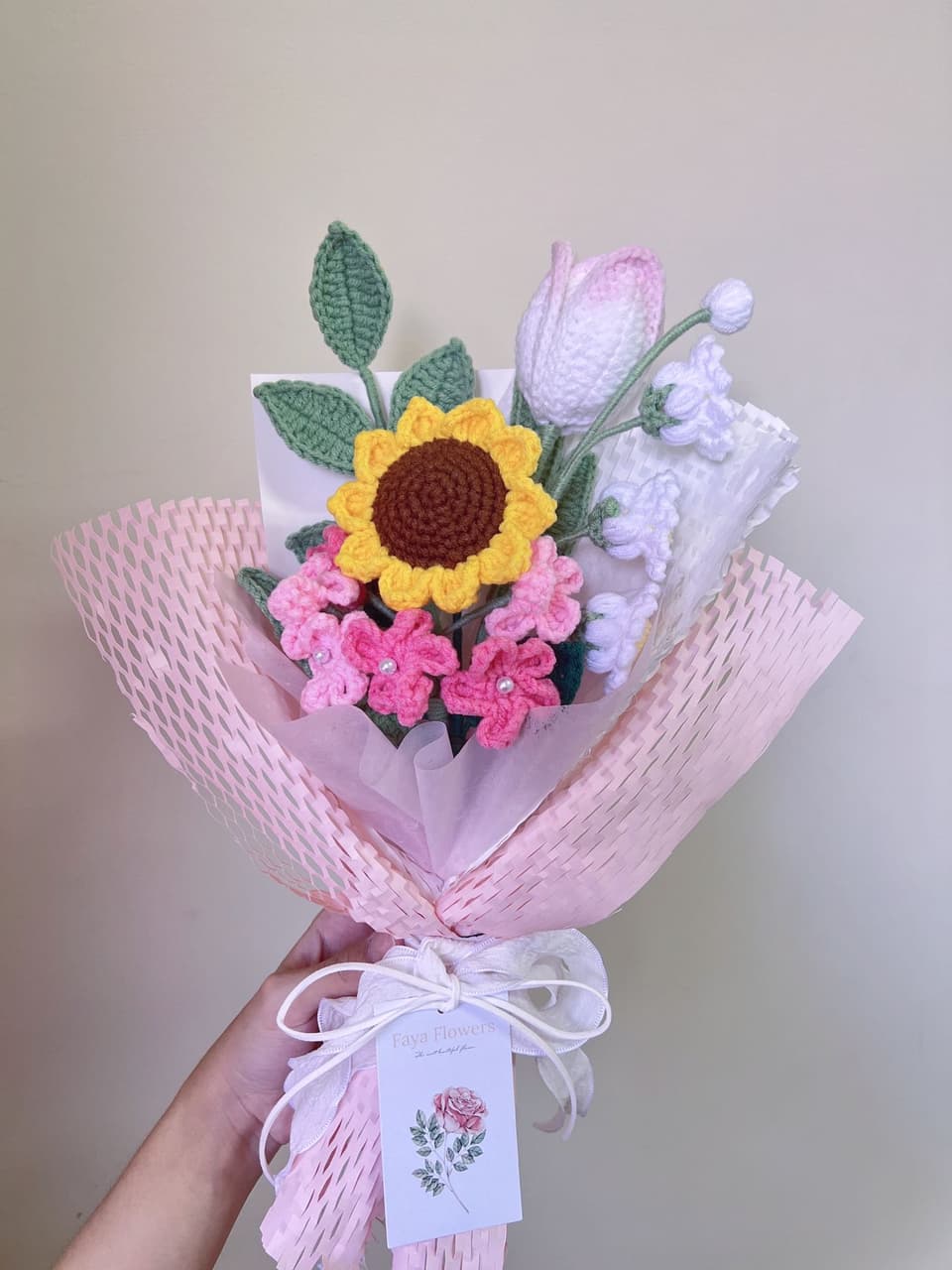 手作針織花束III - faya_flowers (@fayacrochet) | Dcard