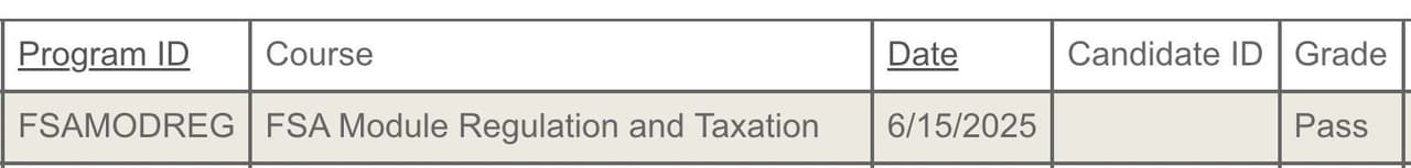 FSA Module Regulation and Taxation 心得分享 - 東吳大學板 | Dcard