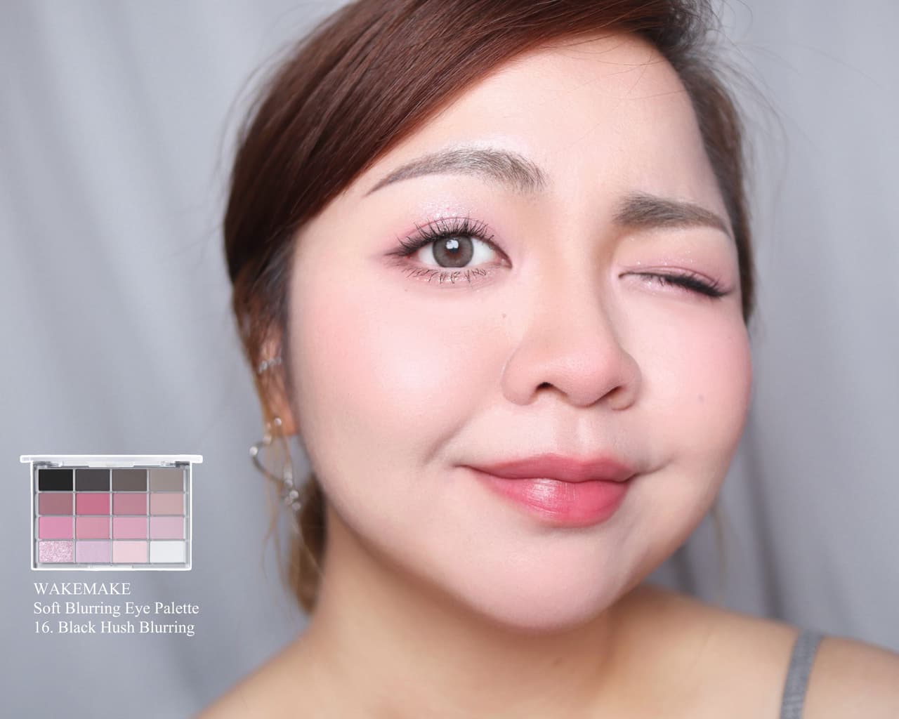 庫洛米色？WAKEMAKE柔霧經典16色眼影盤 #16 - 頗令 (@pauline0506) | Dcard