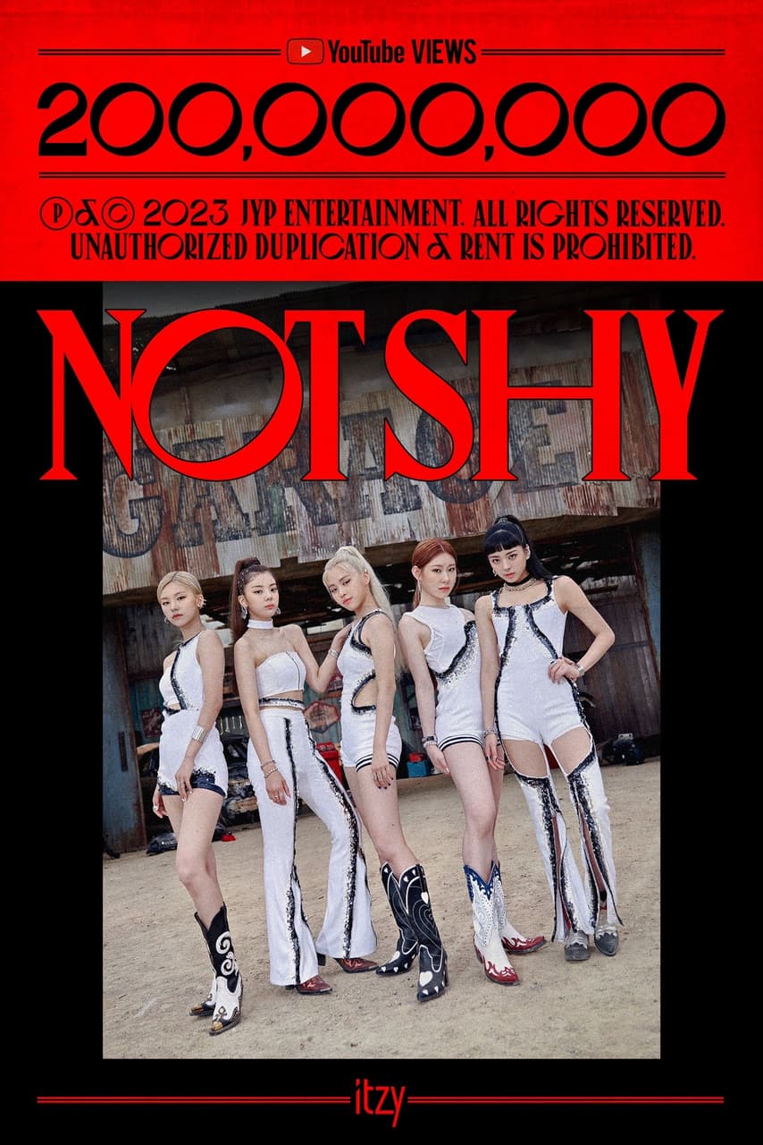 #分享 NOT SHY MV觀看次數突破兩億🥳 - ITZY板 | Dcard