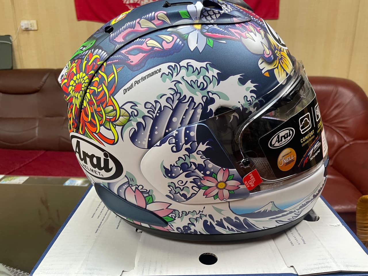 #部品分享 Arai Rx7x浮世繪開箱分享 - 機車板 | Dcard