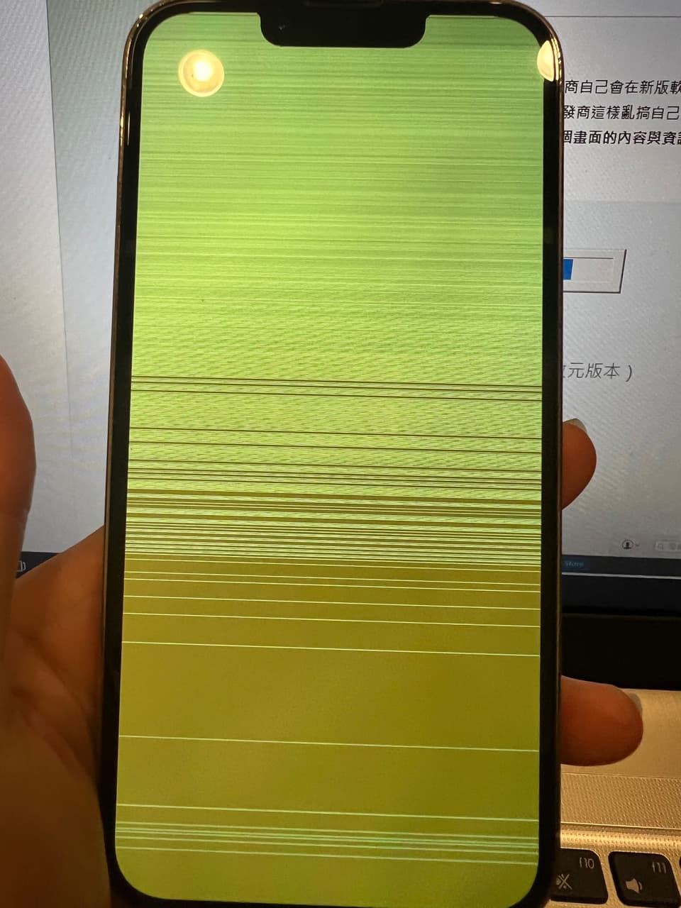 #iPhone 13 PRO螢幕綠線 - Apple板 | Dcard