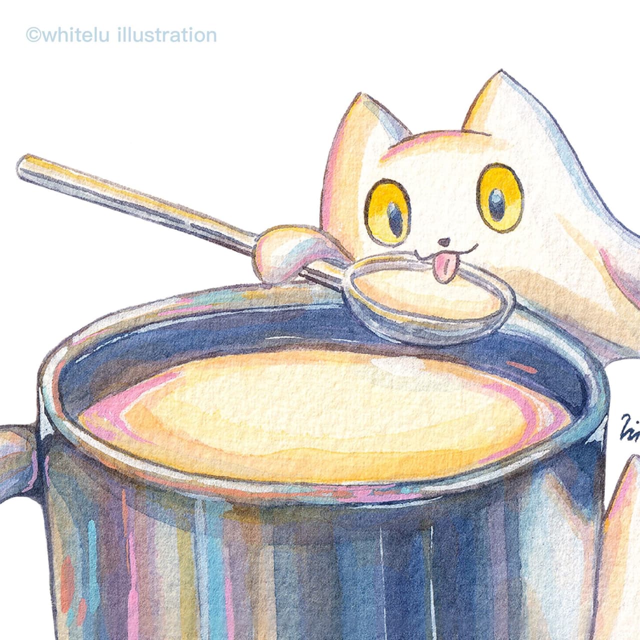 「偷喝一口」 - 小路有畫說 (@l0428) | Dcard