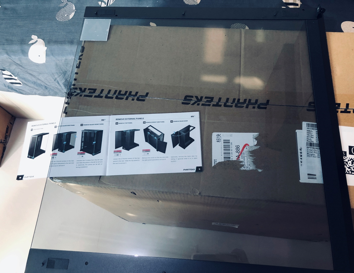 「墨影別院－打開全新視野」Phanteks NV 7 D-RGB Satin Black Feat.D30-120 D-RGB 首發 #開箱 - 3C板 | Dcard