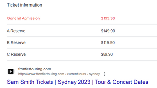 Sam Smith台北演唱會盤子票價?? - 閒聊板 | Dcard