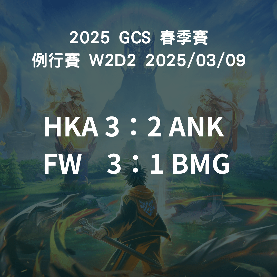 #心得分享 2025 GCS 春季賽 比賽預測 W2D2 - 傳說對決板 | Dcard