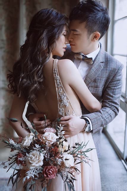 #分享 我的婚紗夢幻組合Gp photolab雞與花環照相館｜刷牙&喬 Chiao #婚紗照分享 #圖多 - 結婚板 | Dcard