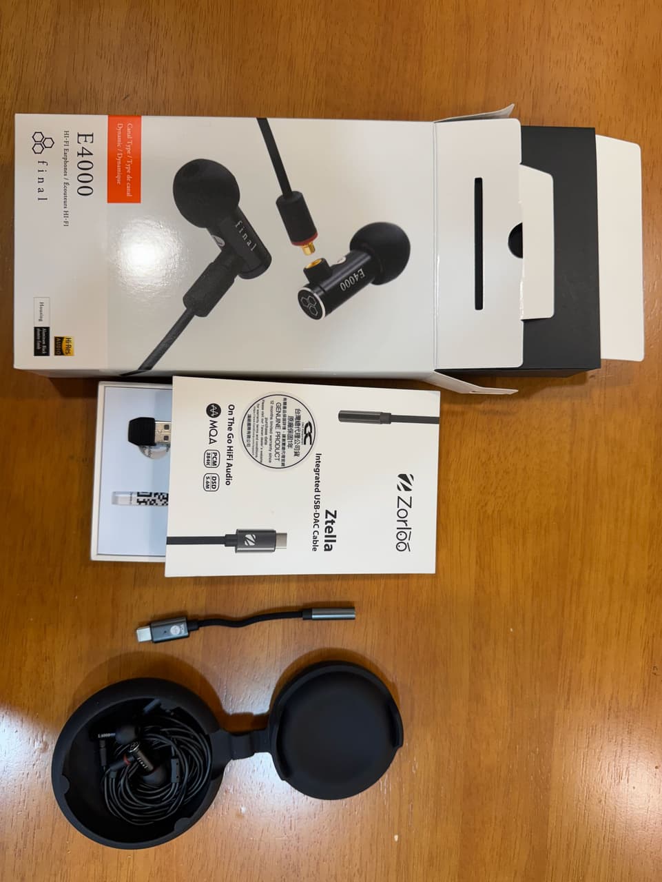 #我要賣 我要賣 耳機Final e4000與zorloo ztella usb dac - 二手交易板 | Dcard