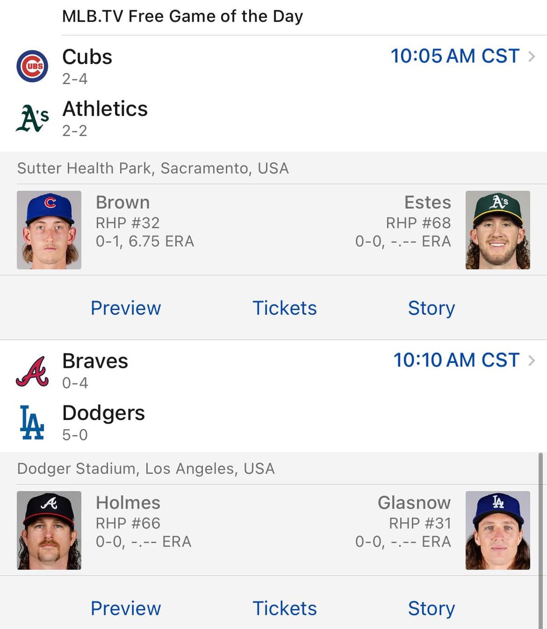 #討論 2025/4/1 MLB 先發投手組合（14 場） - MLB板 | Dcard