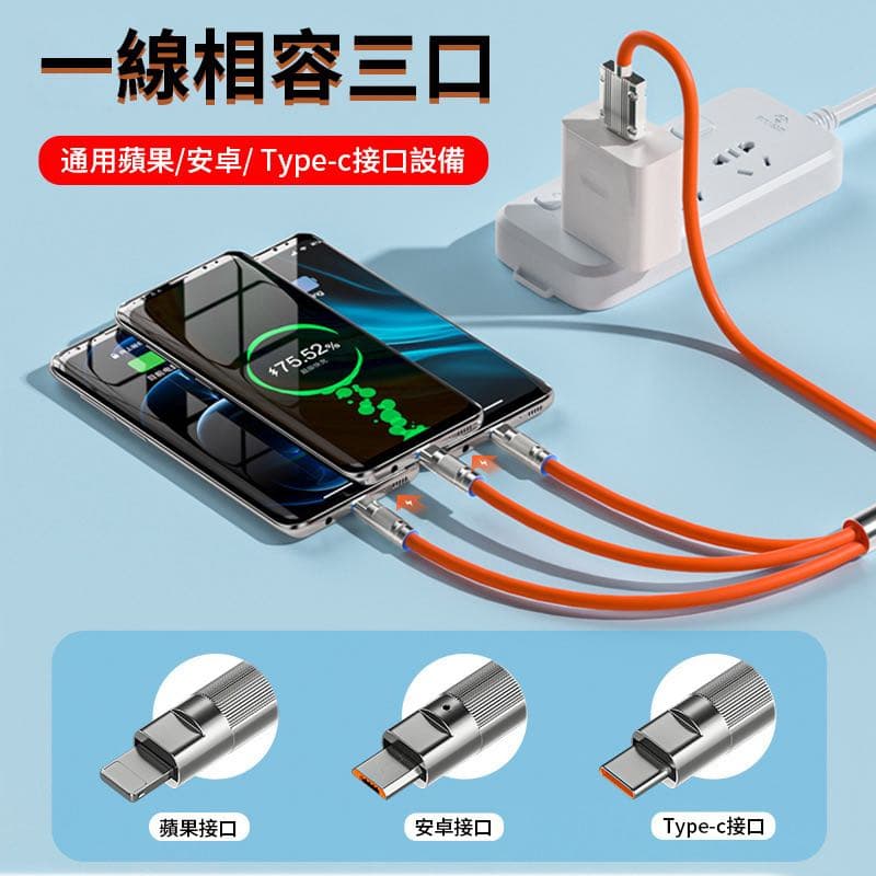 充電線推薦🔌五款三合一快充線、資料傳輸線分享🙌🏻lightning type-c Micro手機充電 iOS Android手機快充 出國旅遊必備耐用多頭快充線 - 新莊吳卓源𐂂 (@cora ...