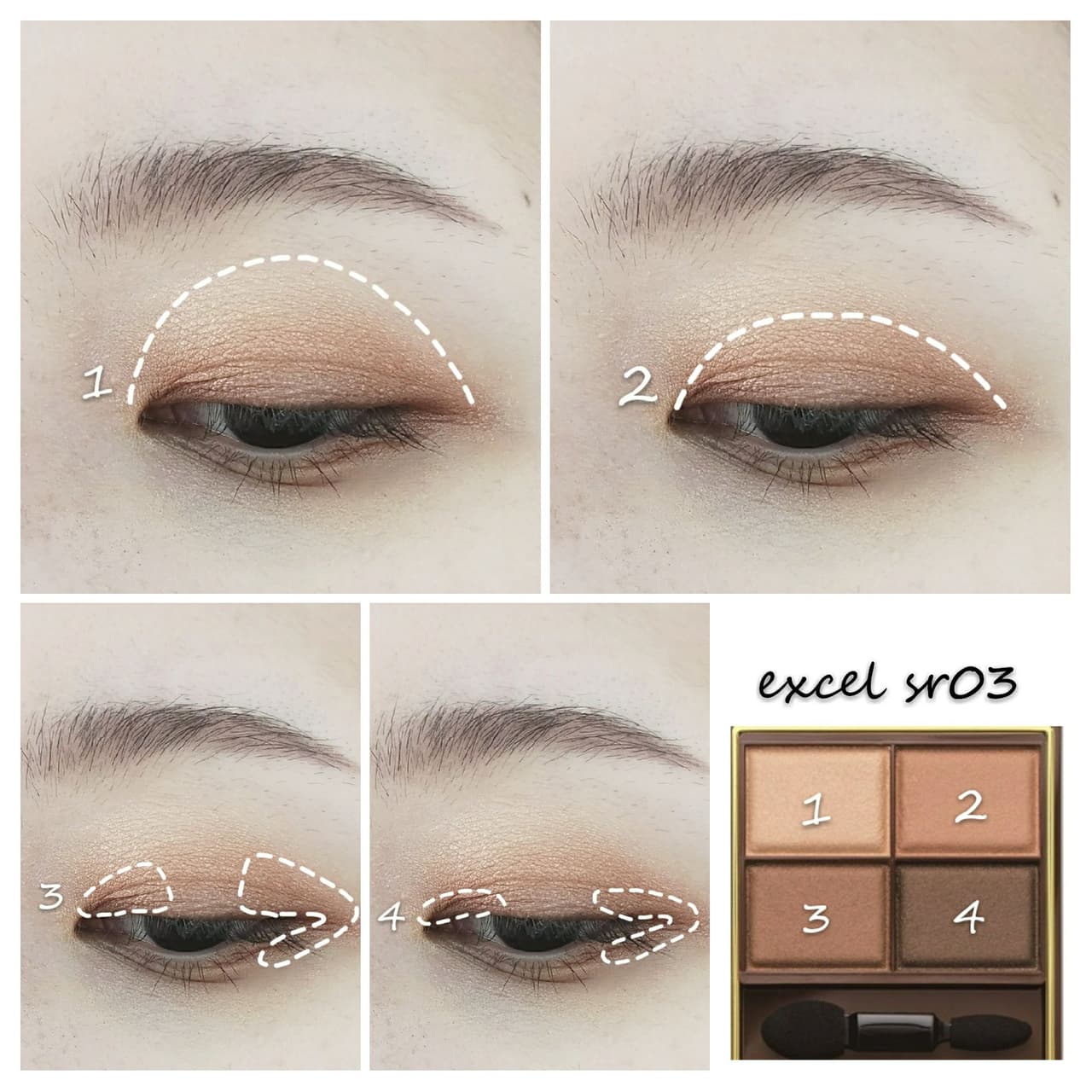 #分享 Canmake03 v.s. excel sr03 - 美妝板 | Dcard