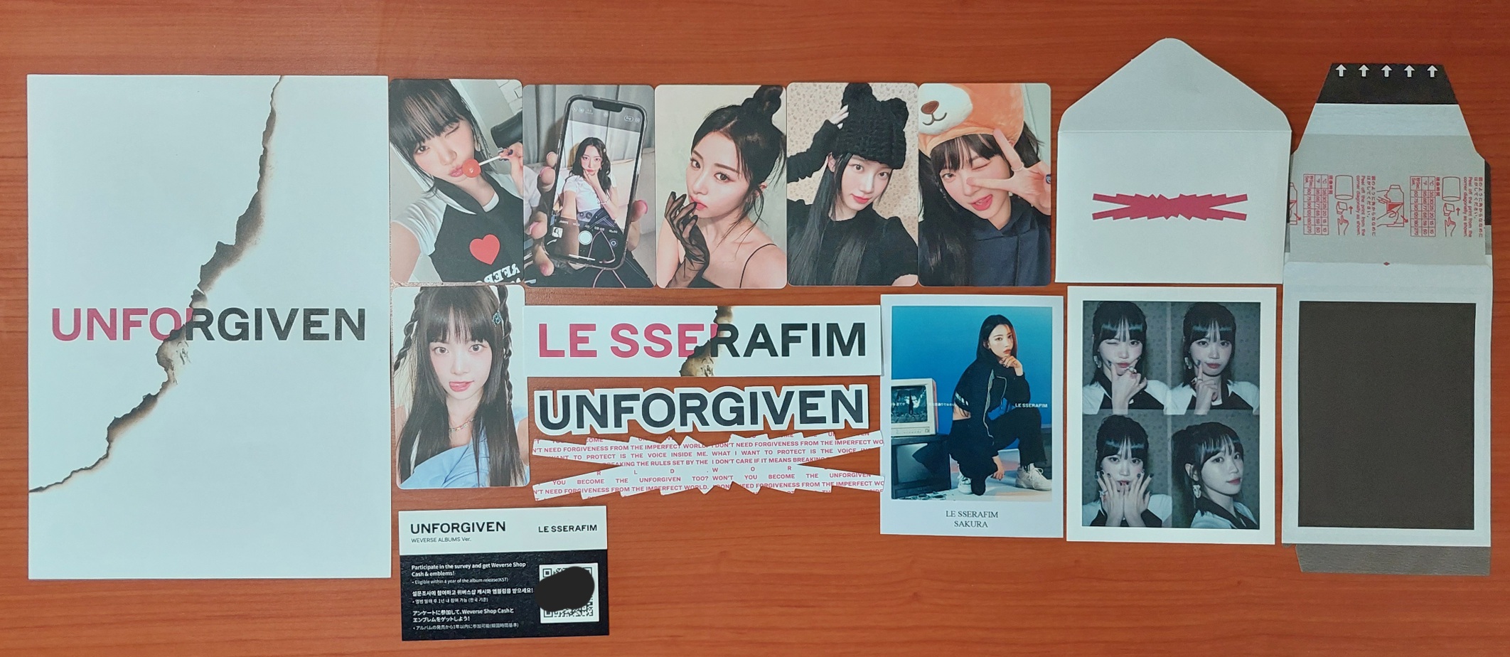 #分享 專輯開箱 Le sserafim 「UNFORGIVEN(Weverse Albums Ver.)」B版） - LE SSERAFIM ...