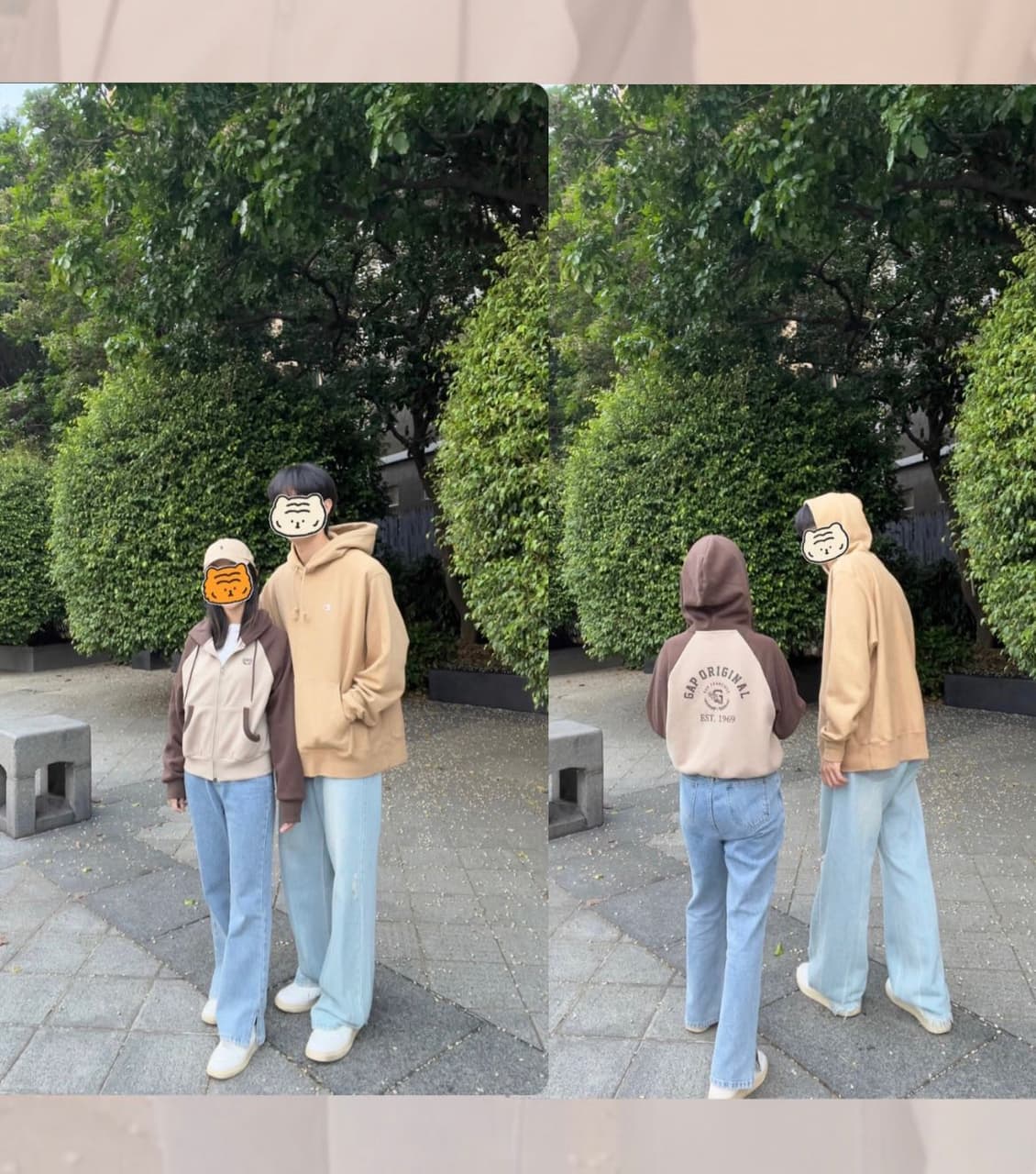 #分享 帽T狂熱者的GAP情侶穿搭合集 - 穿搭板 | Dcard