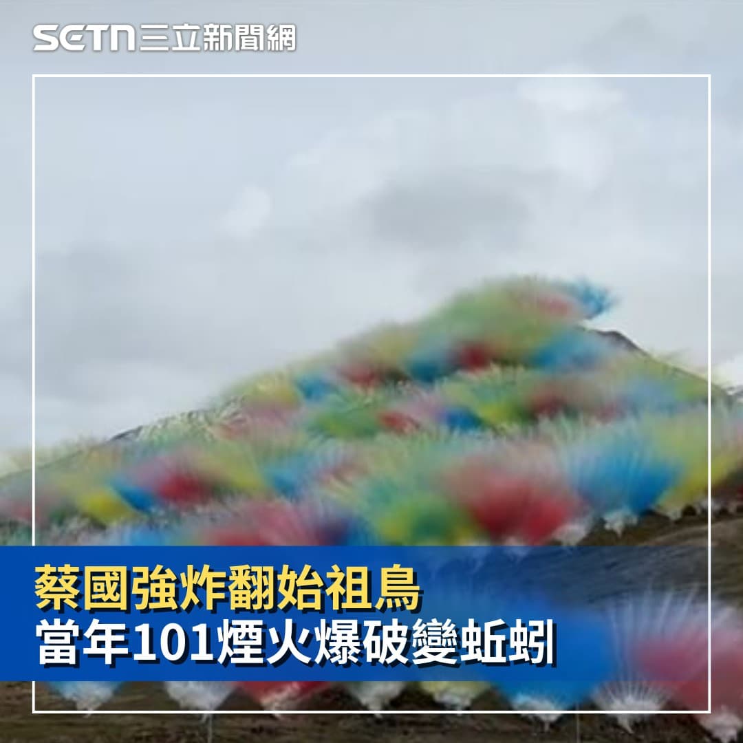 蔡國強不僅炸翻始祖鳥 他曝當年台北101煙火爆破變「蚯蚓」 - SETN三立新聞網 (@setn54) | Dcard