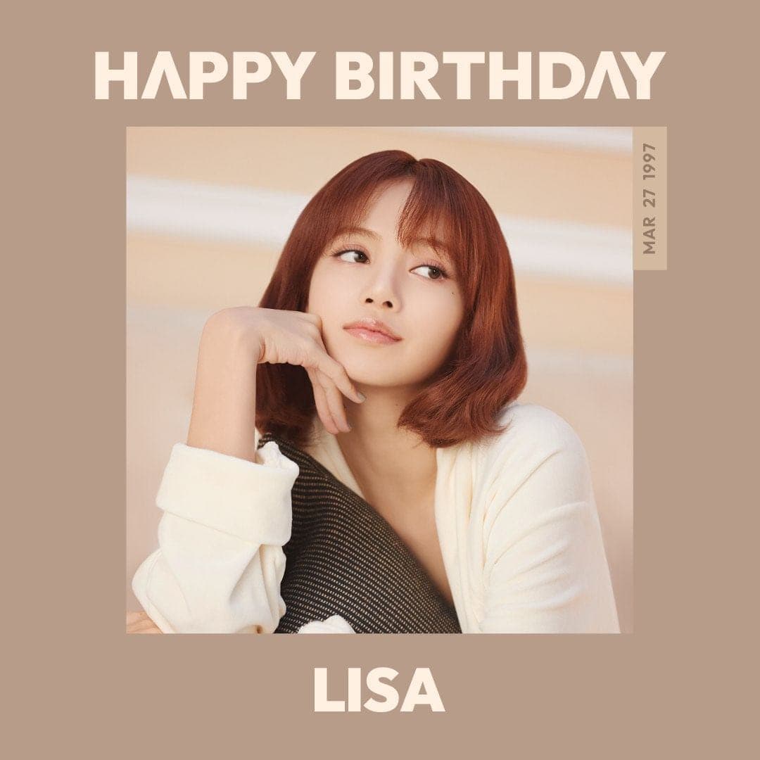 #分享 #整理 BLACKPINK與其他人士給LISA的生日祝福 - BLACKPINK板 | Dcard