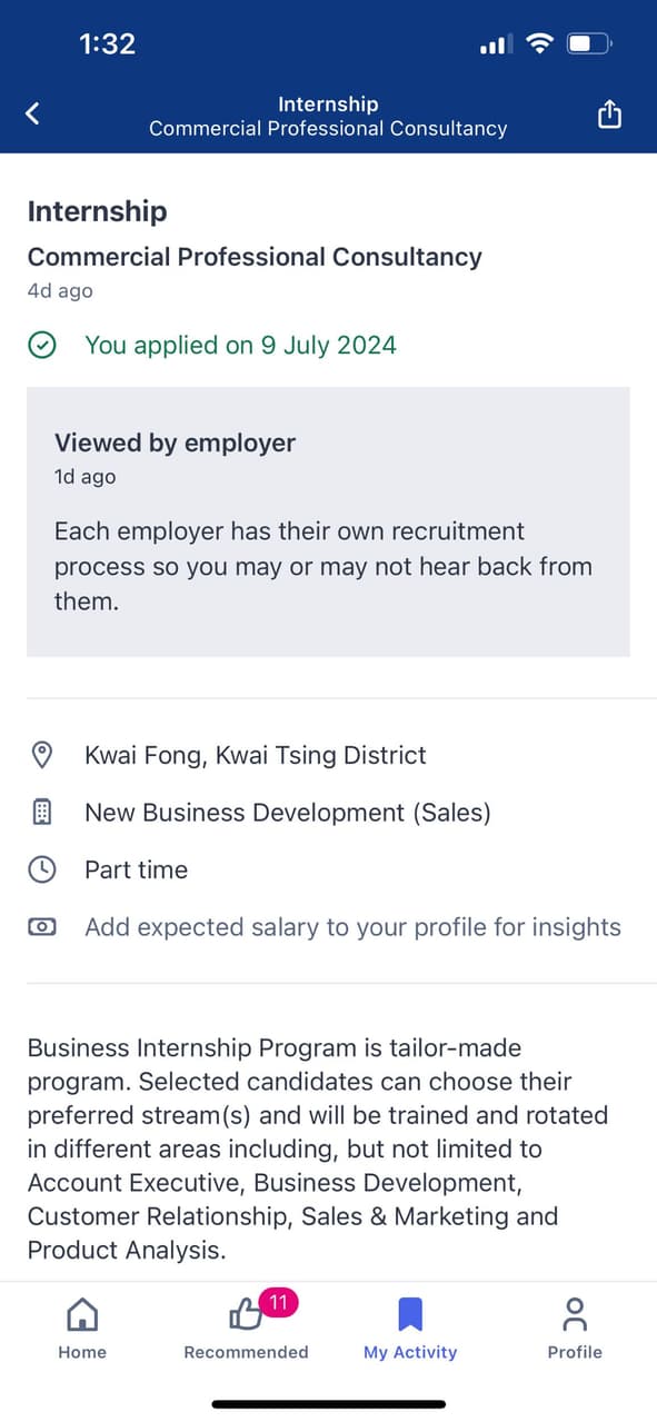 Jobdb 揾intern問題 - 港澳 u life板 | Dcard