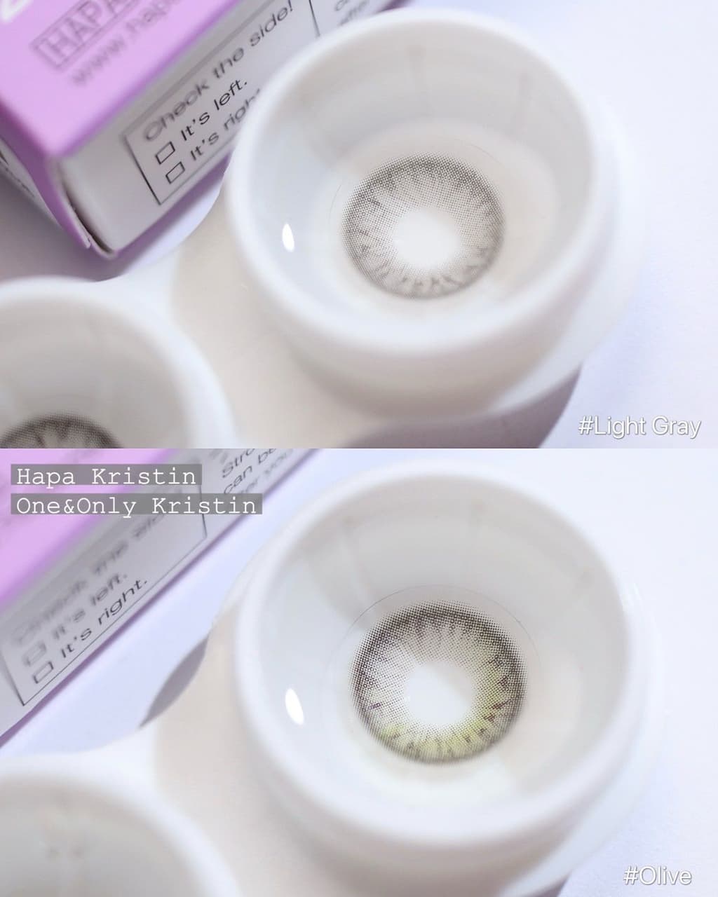 超像CG特效的隱眼 HAPA KRISTIN | One & Only #淺灰 #橄欖 - 頗令 (@pauline0506) | Dcard