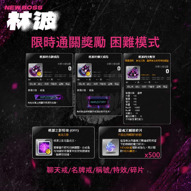 #情報 #新楓之谷 【全新BOSS林波：根源的暴走】 - 楓之谷板 | Dcard