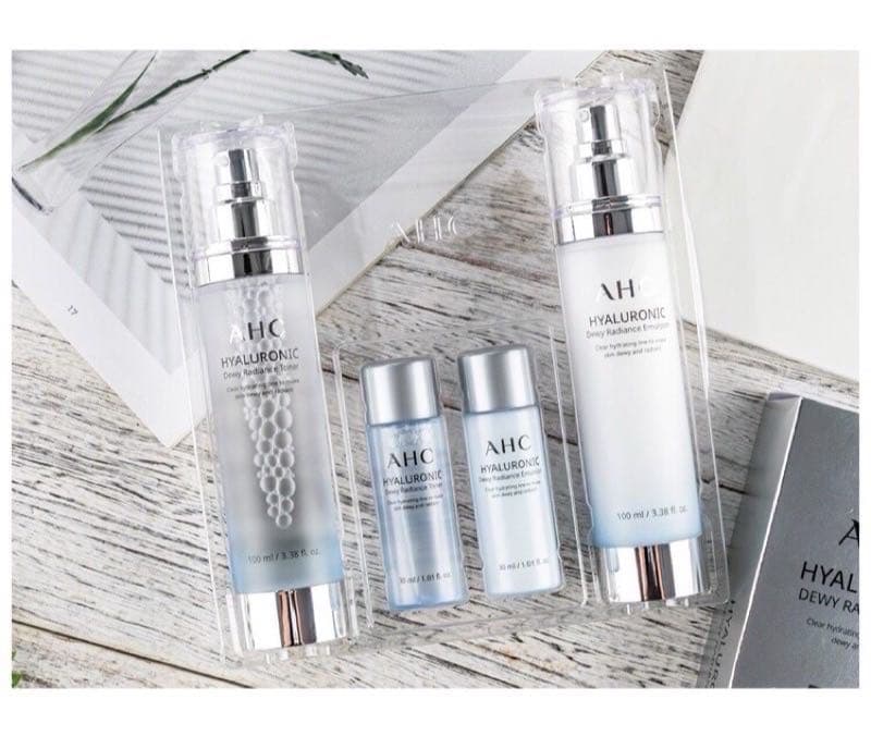 #我要賣 （已售出）全新正品🇰🇷韓國 AHC 四件套組 （AHC神仙水 100mL+30mL）+ （AHC神仙乳液 100mL+30mL） - 二手交易板 | Dcard