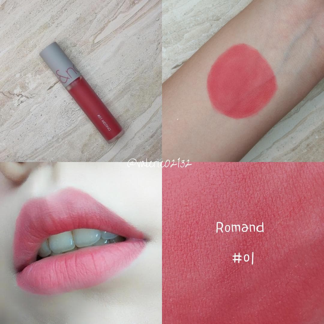 #試色 Romand絕美絲滑零感霧面唇釉 #01 - 美妝板 | Dcard