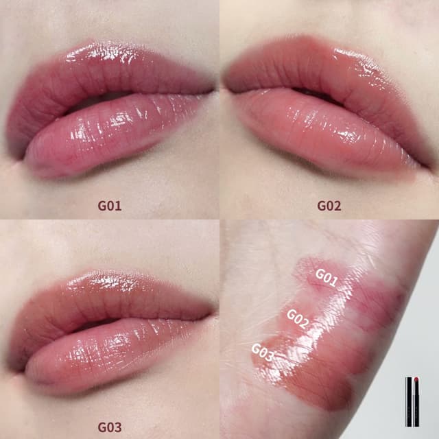 #試色 KATE怪獸級水光唇膏全系列試色｜終於買到G03！ - 美妝板 | Dcard