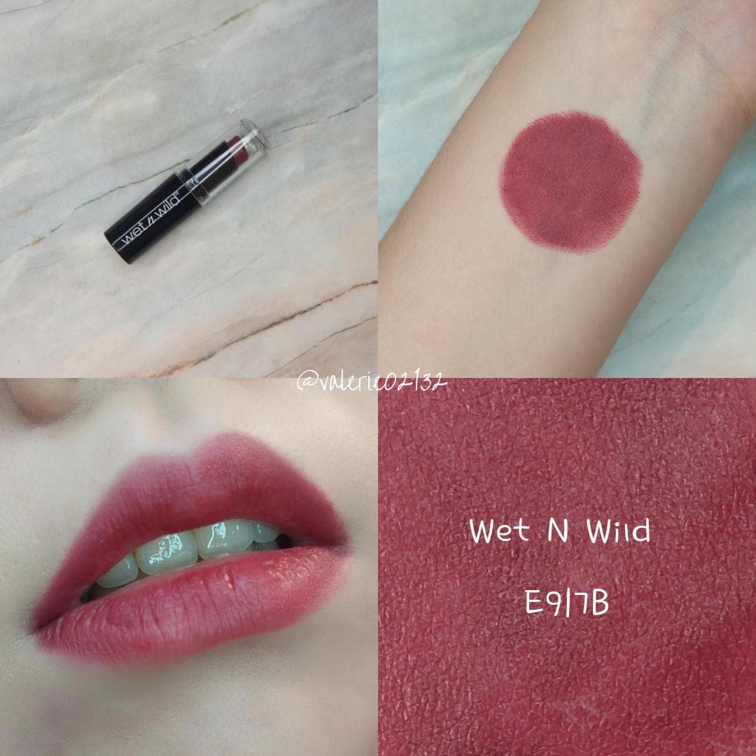 #試色 Wet N Wild持久霧面唇膏 #E917B 名媛VIP - 美妝板 | Dcard
