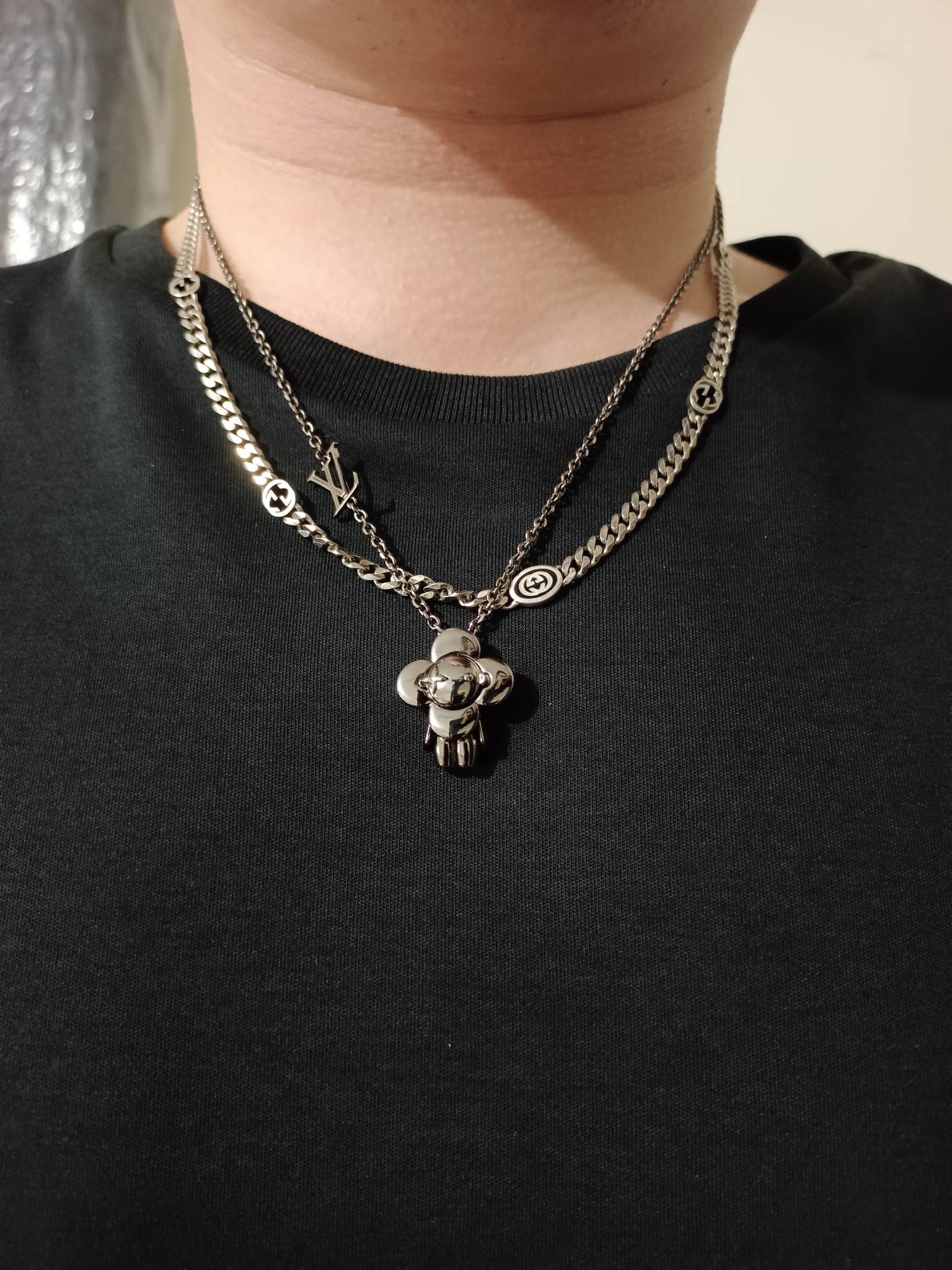 #開箱 GUCCI Interlocking G幼項鍊（925銀飾） - 精品板 | Dcard