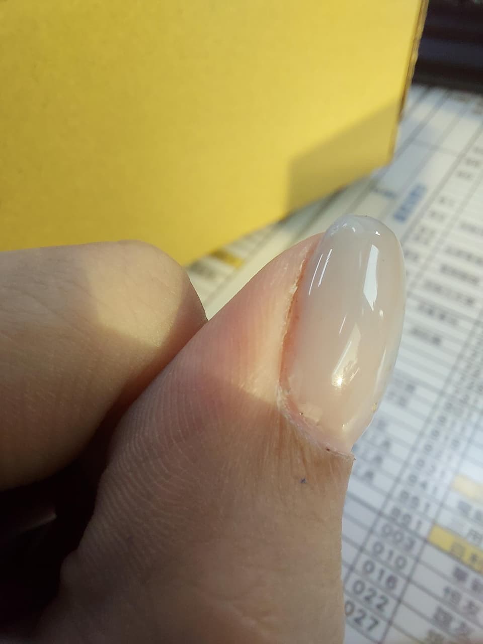 問題 請問這樣是跑空氣進去了嗎 美甲板 Dcard