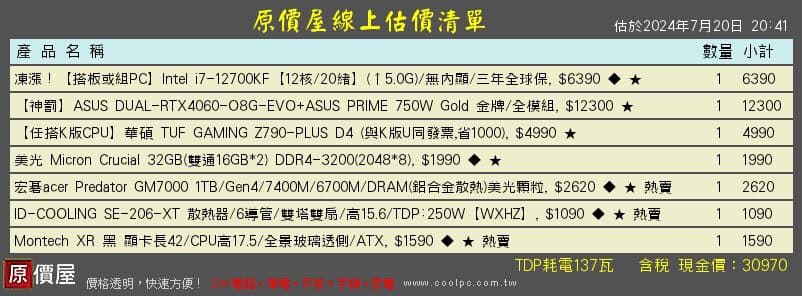 33k桌機配單請益 - 3C板 | Dcard