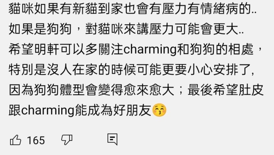 鍾明軒養狗後把貓送走 - B311 留言 | Dcard