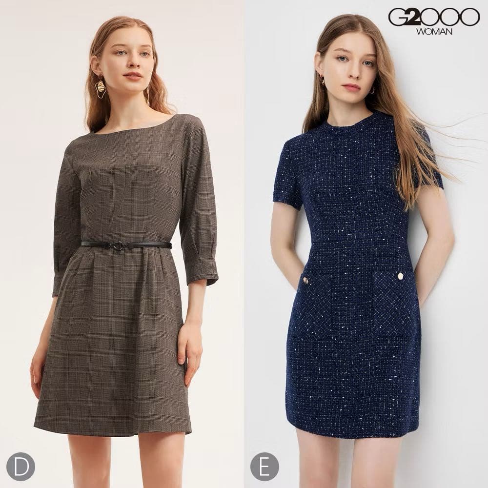 3 款 G2000 女生休閒洋裝推薦🙌修身、簡約、好搭🙌 - 布萊恩 (@kobe08240823) | Dcard