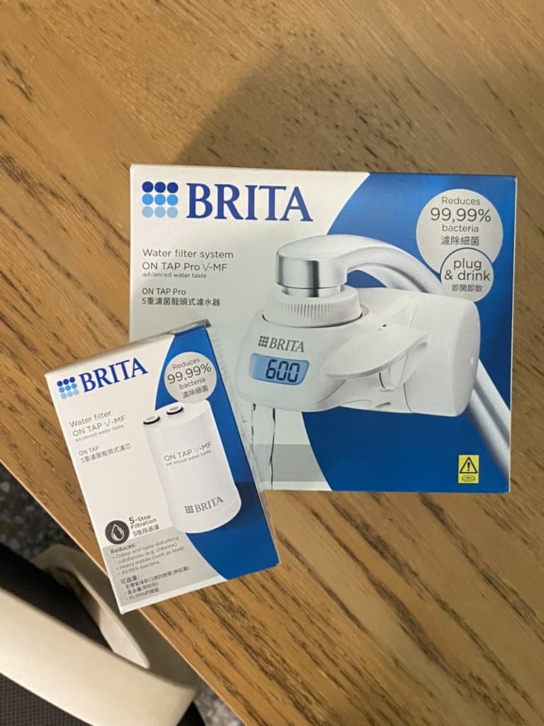 #我要賣 租屋必備！Brita ON TAP Pro 5重濾菌 龍頭式濾水器 x1，附濾心X2 - 二手交易板 | Dcard