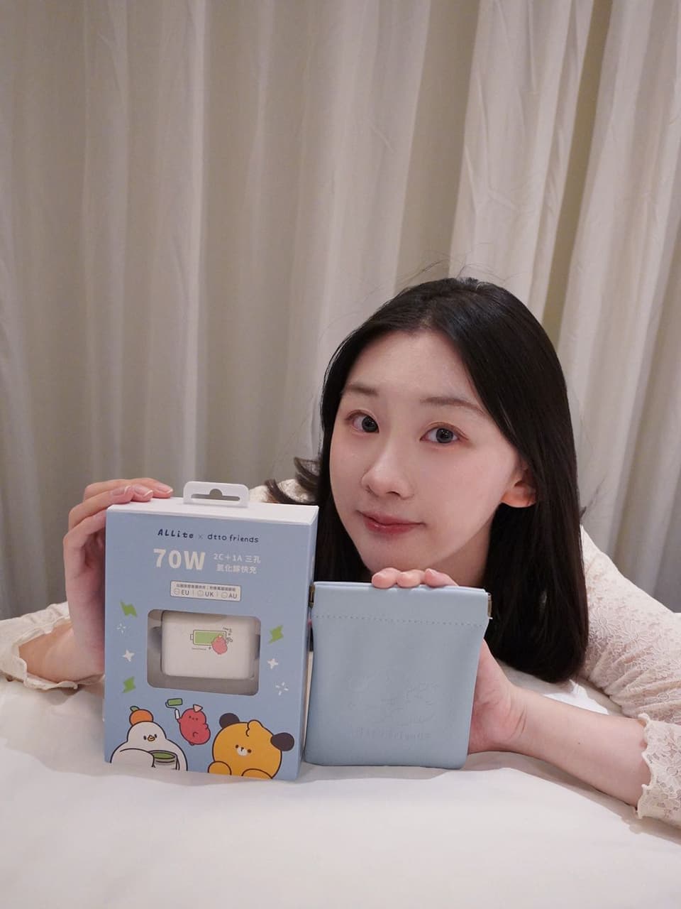最可愛實用的快充.ᐟ.ᐟ•͈౿•͈ Allite x dtto friends 聯名系列 - A1 PRO 70W 氮化鎵快充組🩵ྀི - 小勺🐰 (@rabbitinthehole) | Dcard