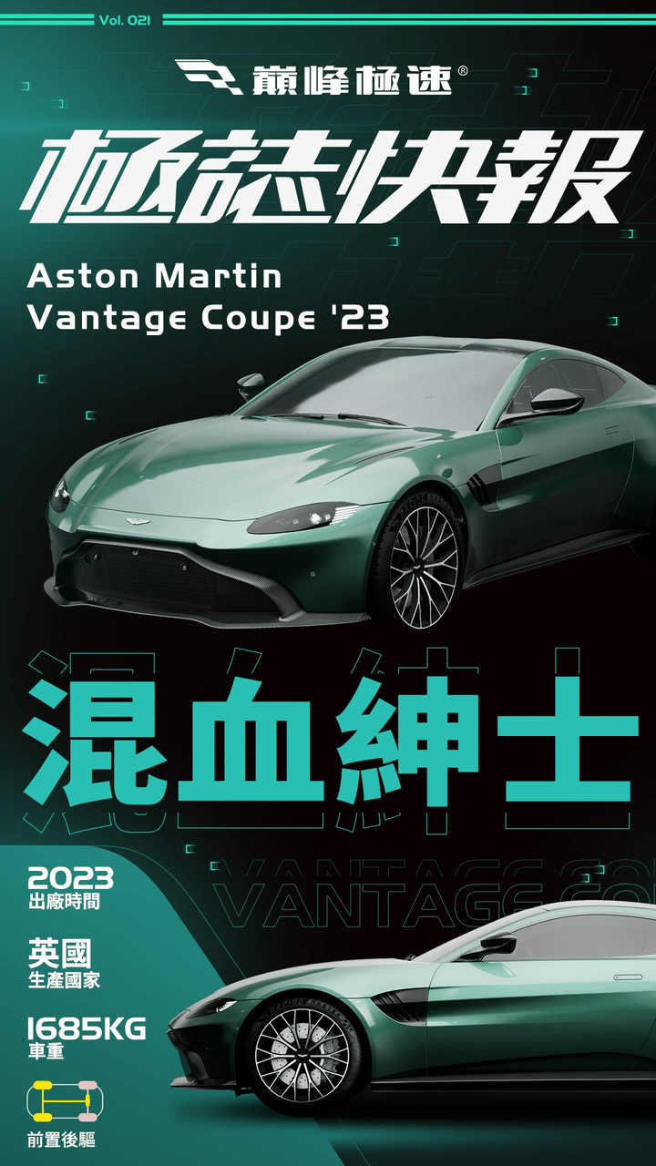 #討論 巔峰極速Aston Martin Vantage '23混血绅士有點猛 - 遊戲板 | Dcard