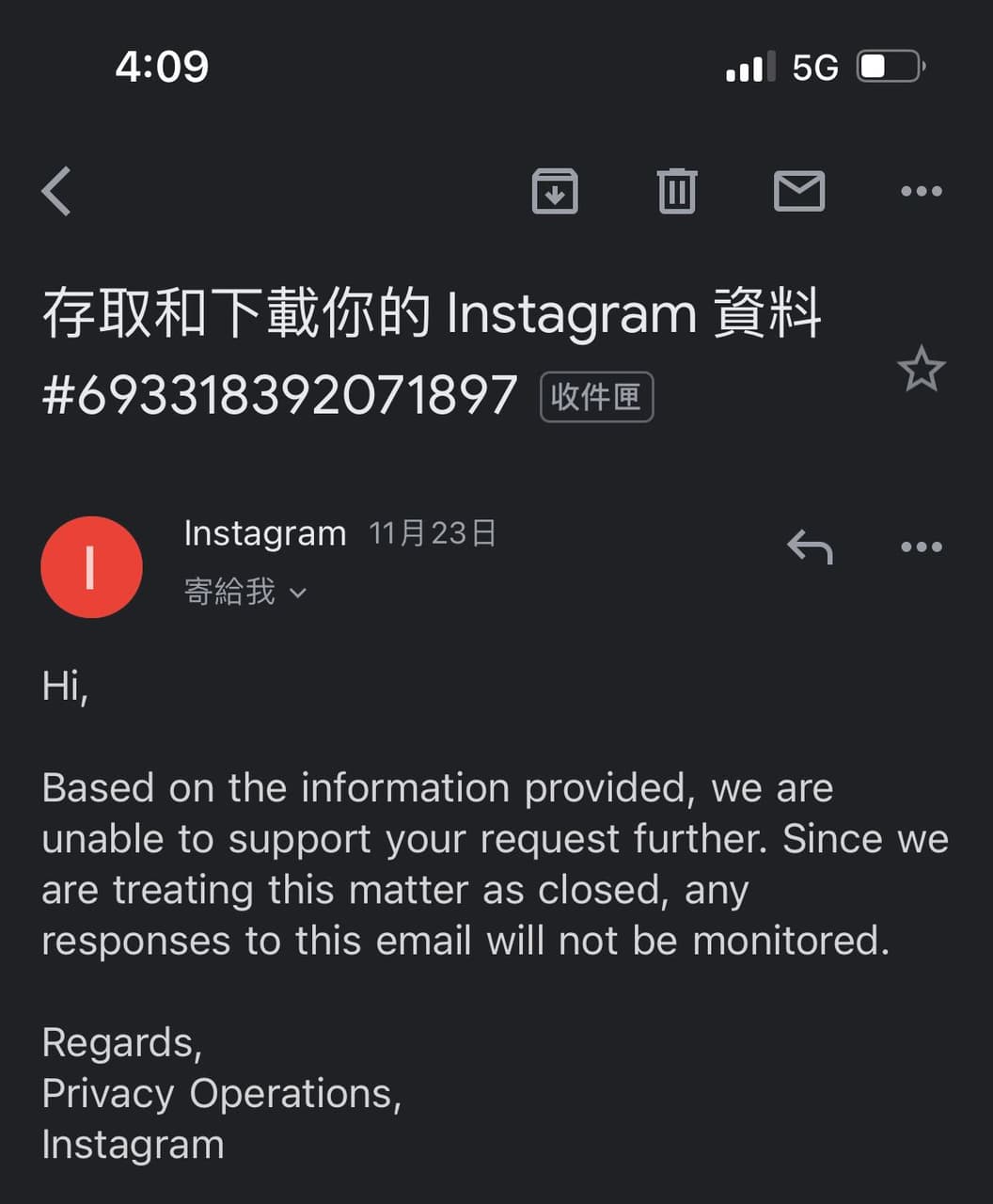 求救 求救 Ig停用 有人跟我一樣遇到這個情況嗎 App板 Dcard