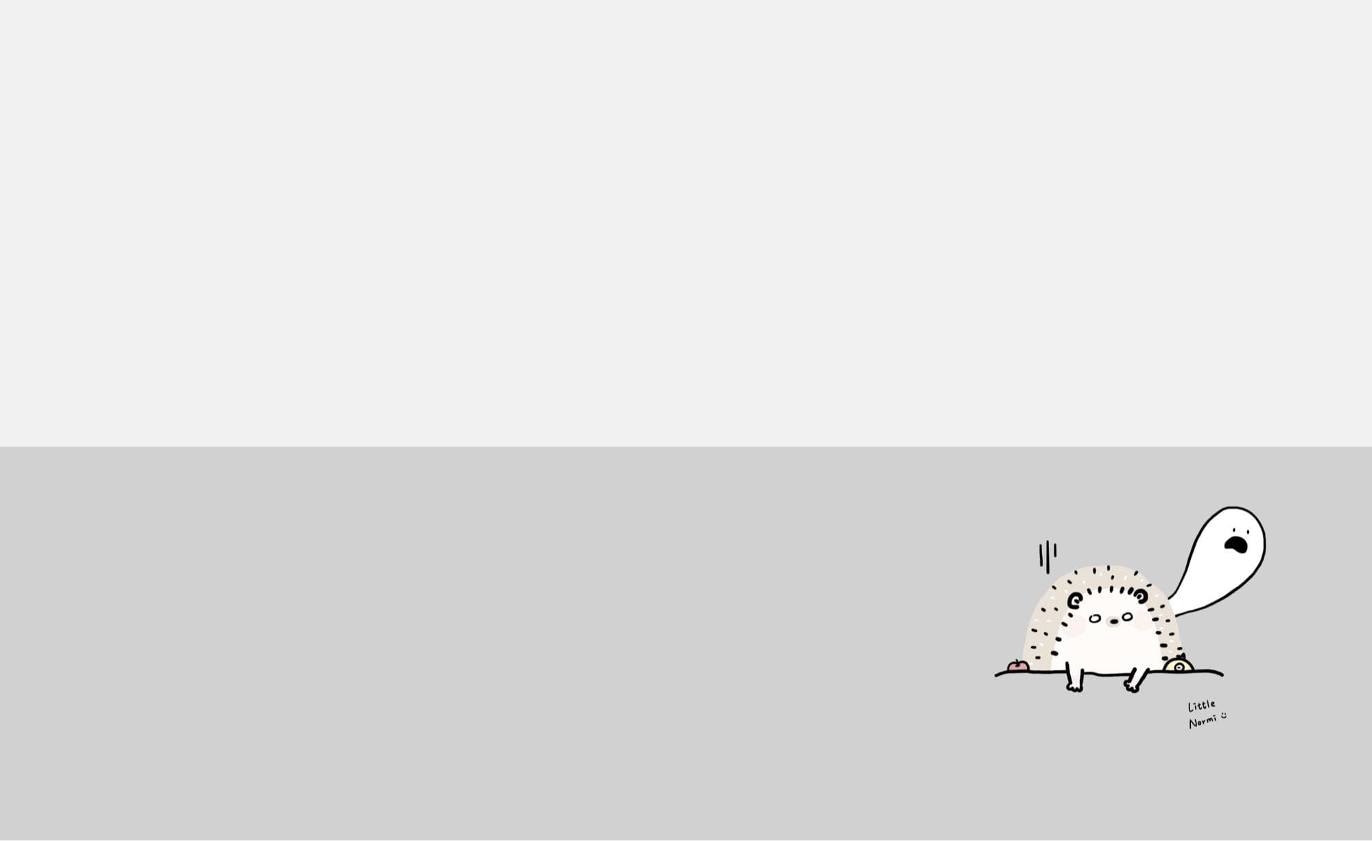 插畫｜刺蝟的手機+電腦桌布 - 個人看板板 | Dcard