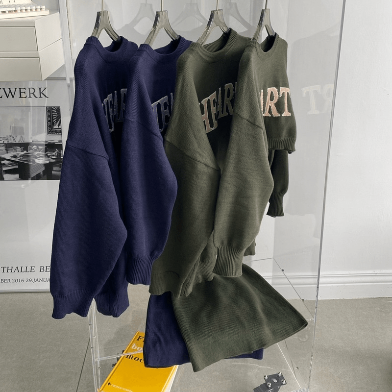 【穿搭必備】字母情侶毛衣套裝推薦 只要$690😍超好搭配 女生必收 - 菜鳥新鮮人DD (@didi0402) | Dcard