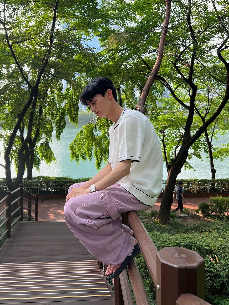 #分享 韓國留學_ 炎炎夏日 韓系穿搭 _ unisex - 穿搭板 | Dcard